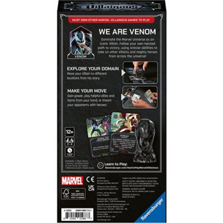 Disney Villainous: Marvel - We Are Venom Standalone Expansion ...