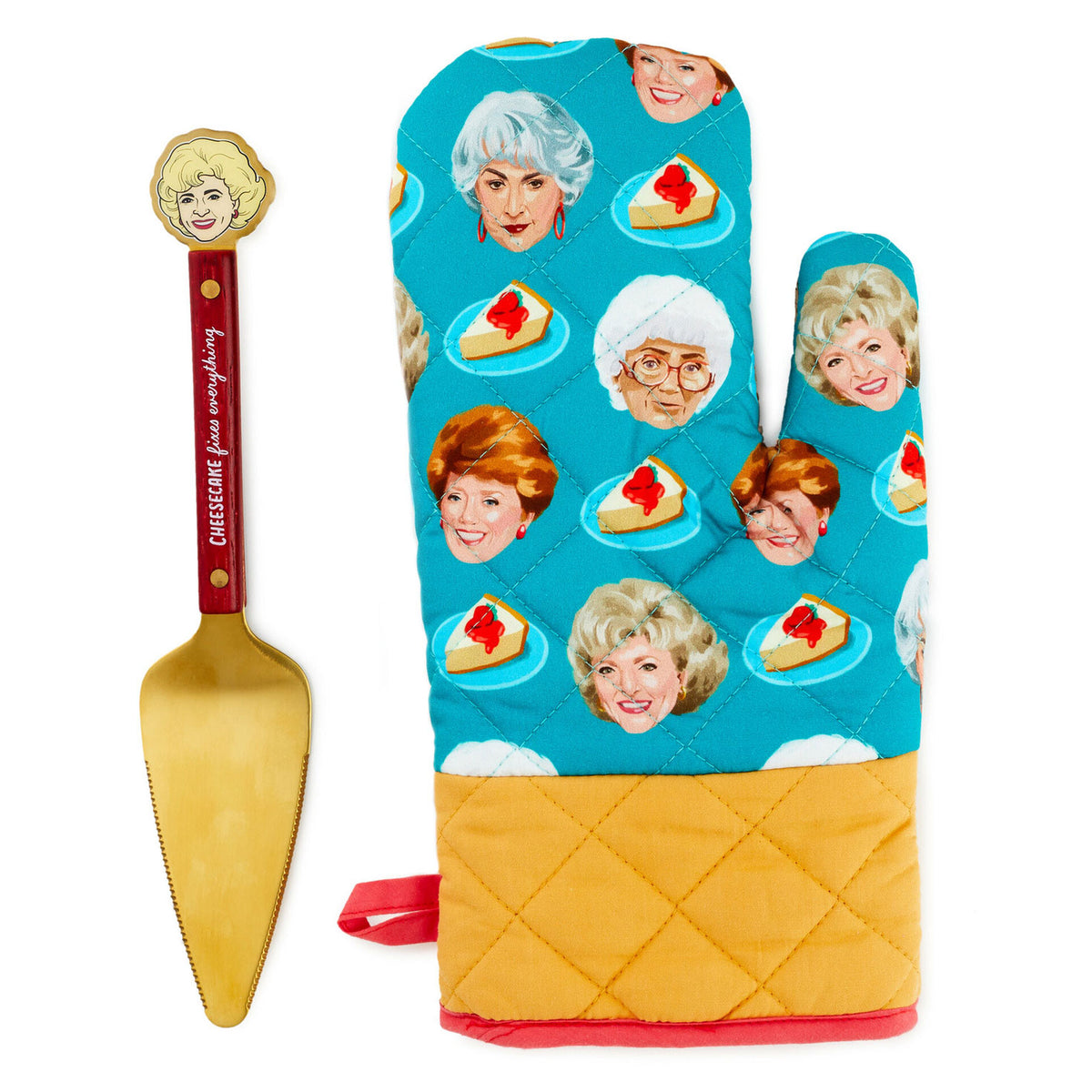The Golden Girls Oven Mitt and Pie Server Set – Hallmark Timmins